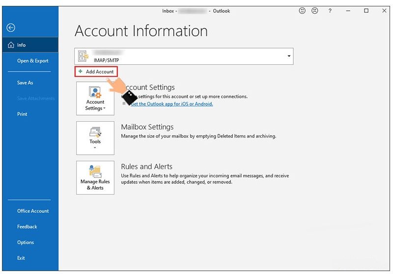 How Setup Outlook with Email Hosting (Cpanel) – Dade2