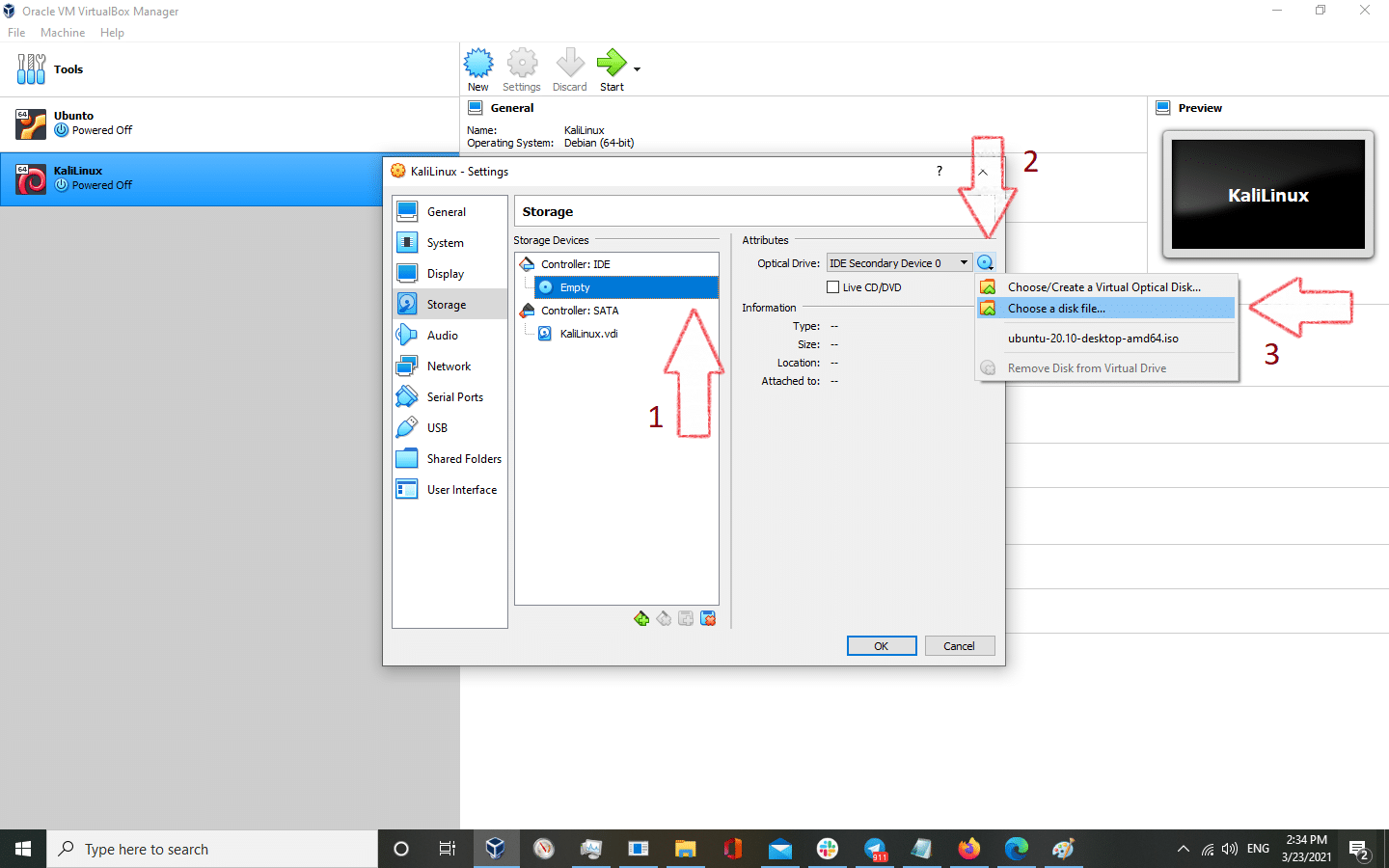 How to install KaliLinux in VirtualBox – Dade2