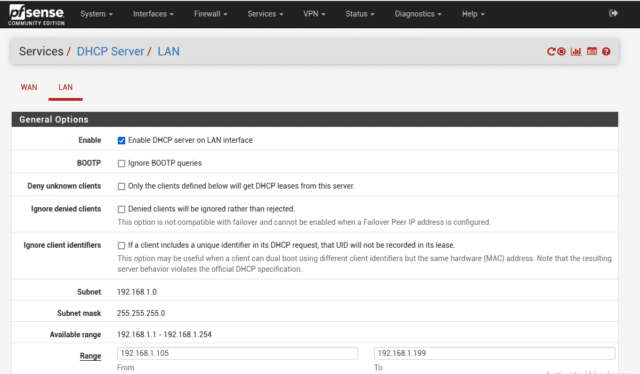 How set static IP for LAN Client in Pfsense – Dade2