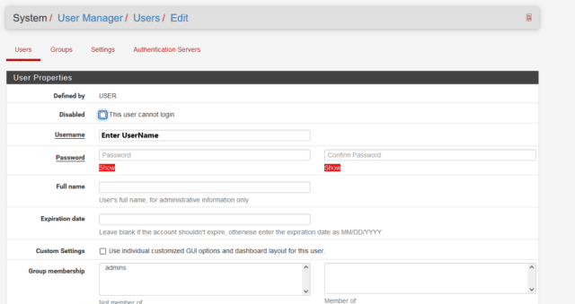 How Add New OpenVPN User in Pfsense – Dade2