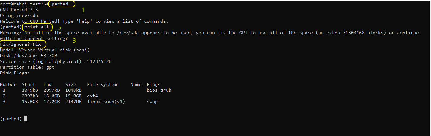How To Resize A Root Partition In Ubuntu Linux Gpt Dade2