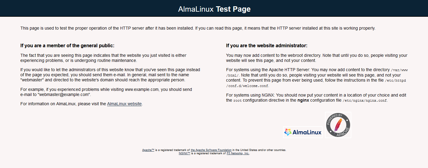 How To Install Apache Mysql And Php On Almalinux 8 Dade2