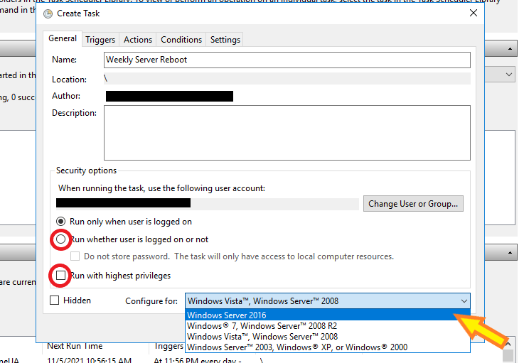 How to schedule reboot of windows server 2012 , 2016? – Dade2